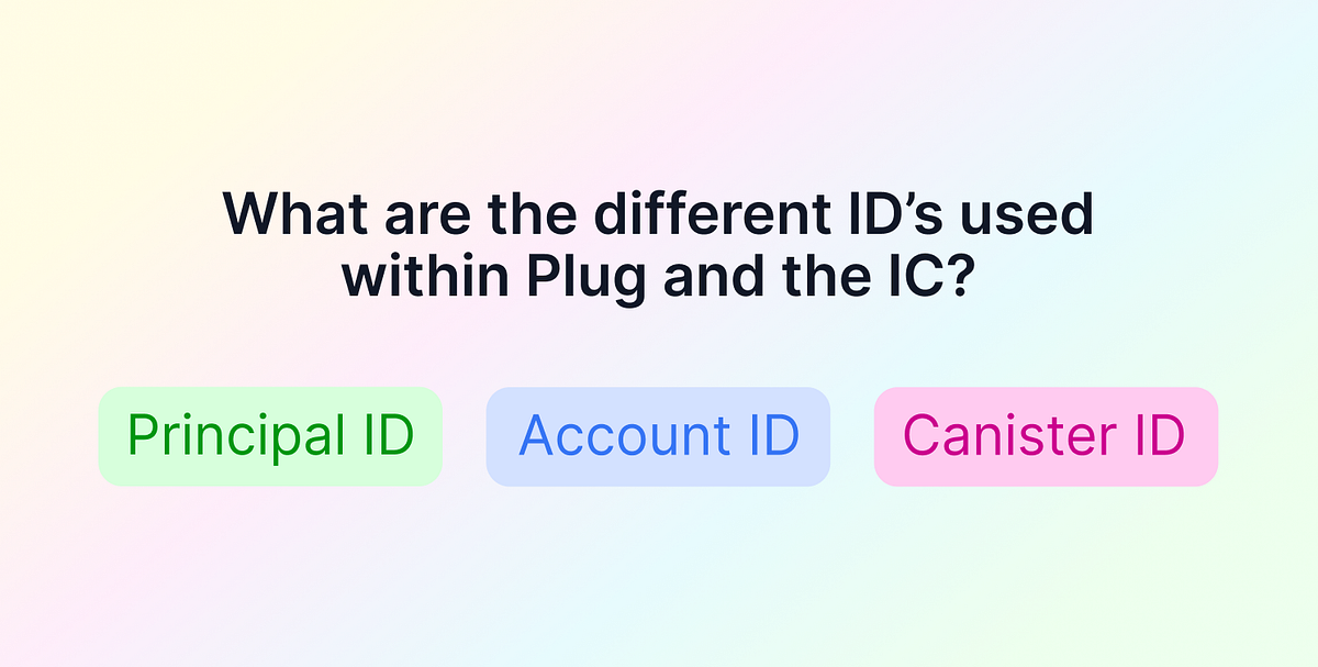Internet Computer ID’s 101. Learn the difference between Principal ...