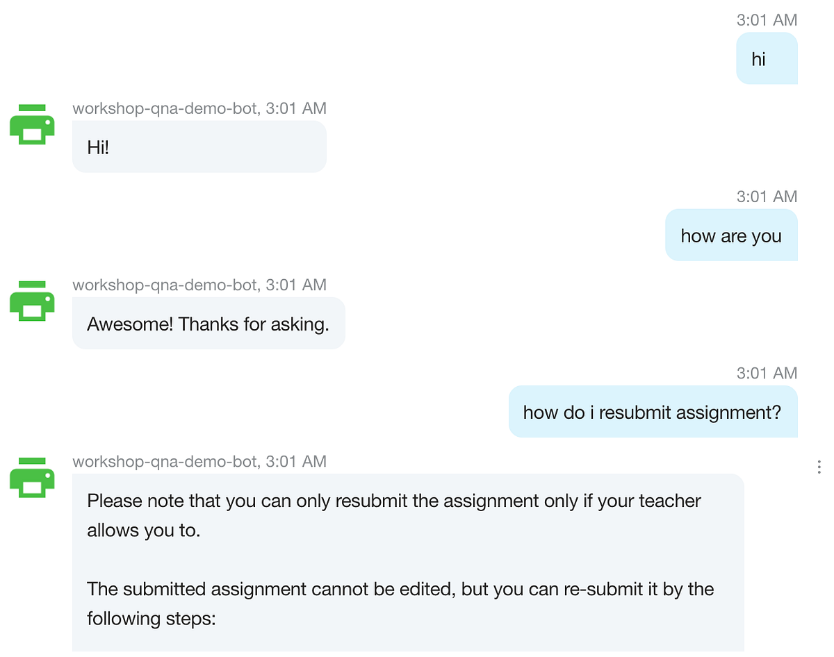 Intelligent Chatbot with Microsoft QnA Maker | by Suyan | Medium