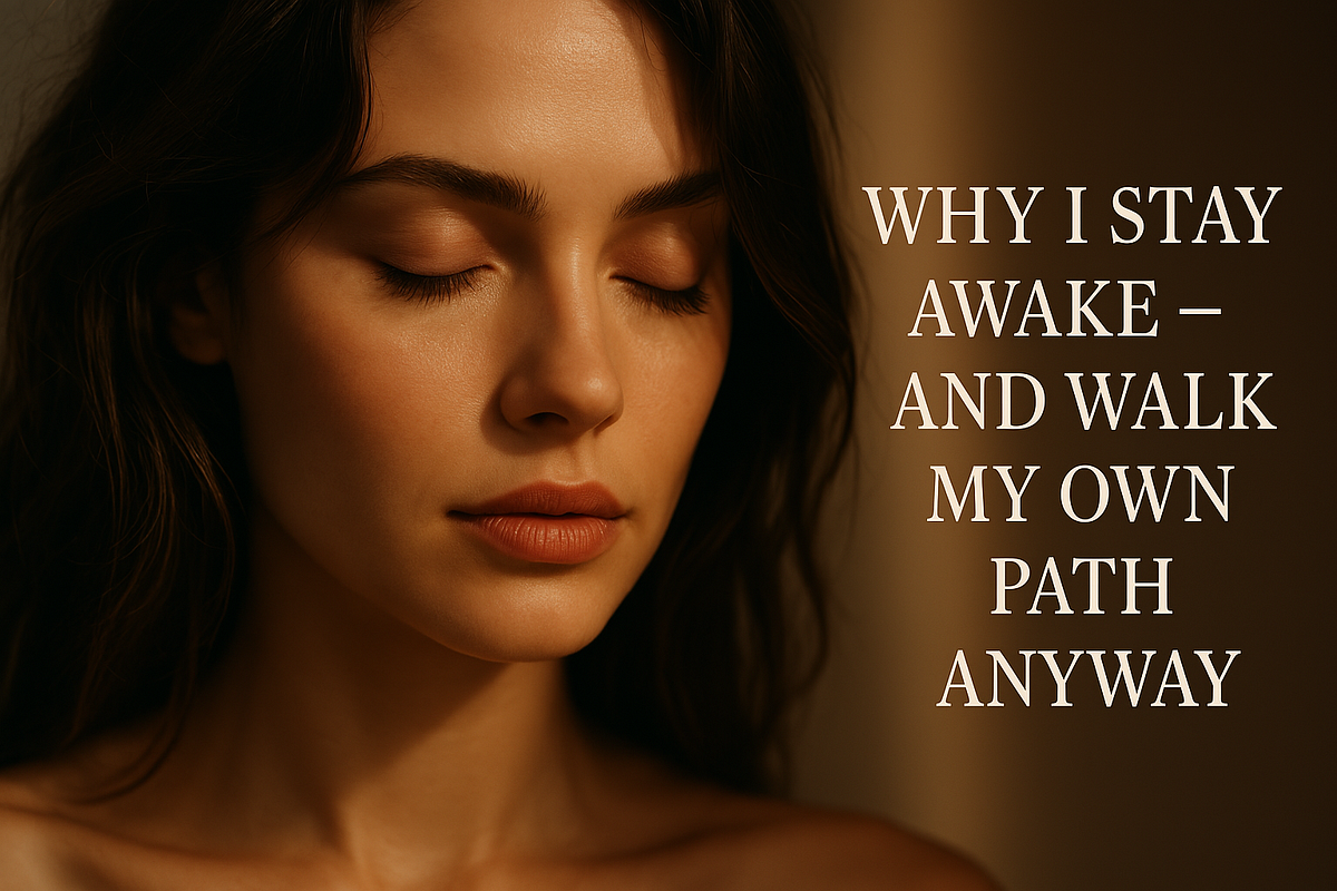 Why I Stay Awake — and Walk My Own Path Anyway | by Insight and ...