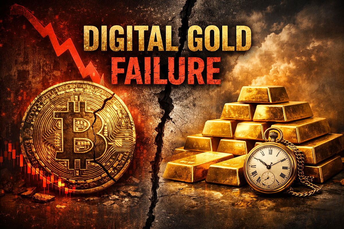 Bitcoin Failed as Digital Gold. For more than a decade, Bitcoin has ...