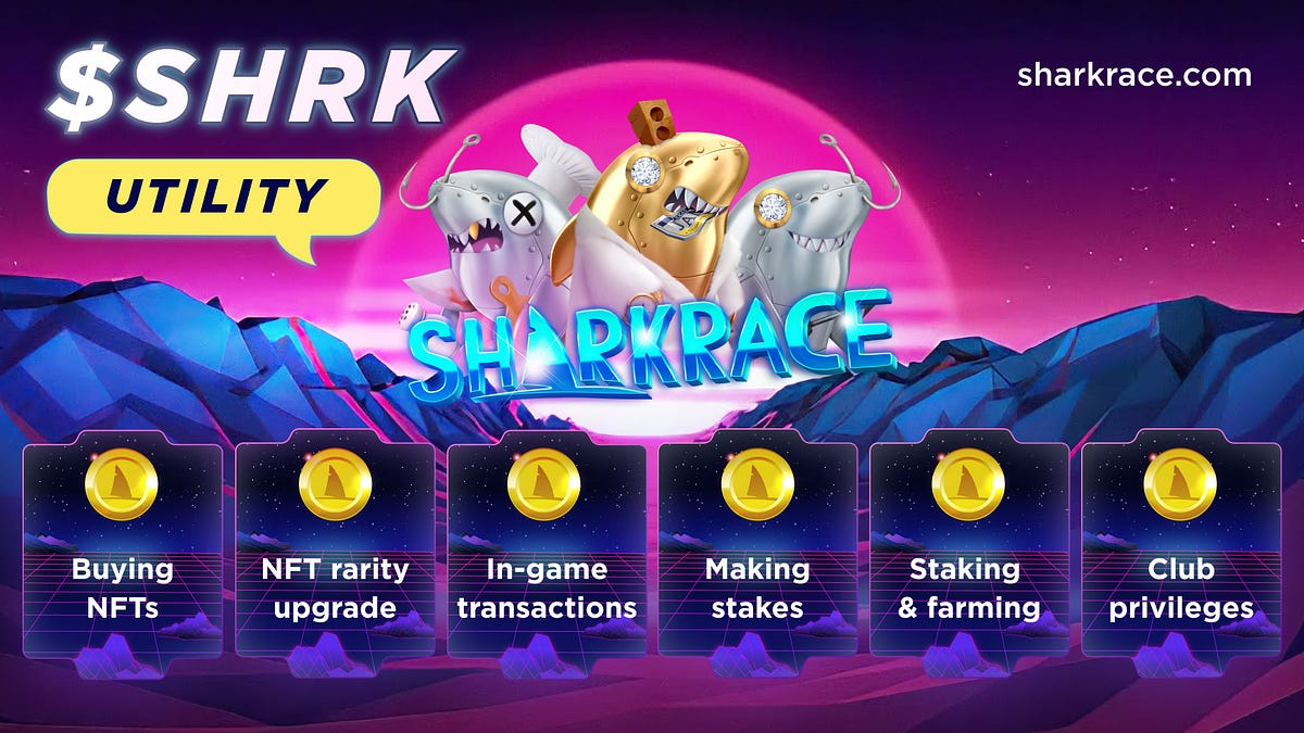 Introducing SharkCoin (SHRK)🥳SharkRace native project token. | SharkRace
