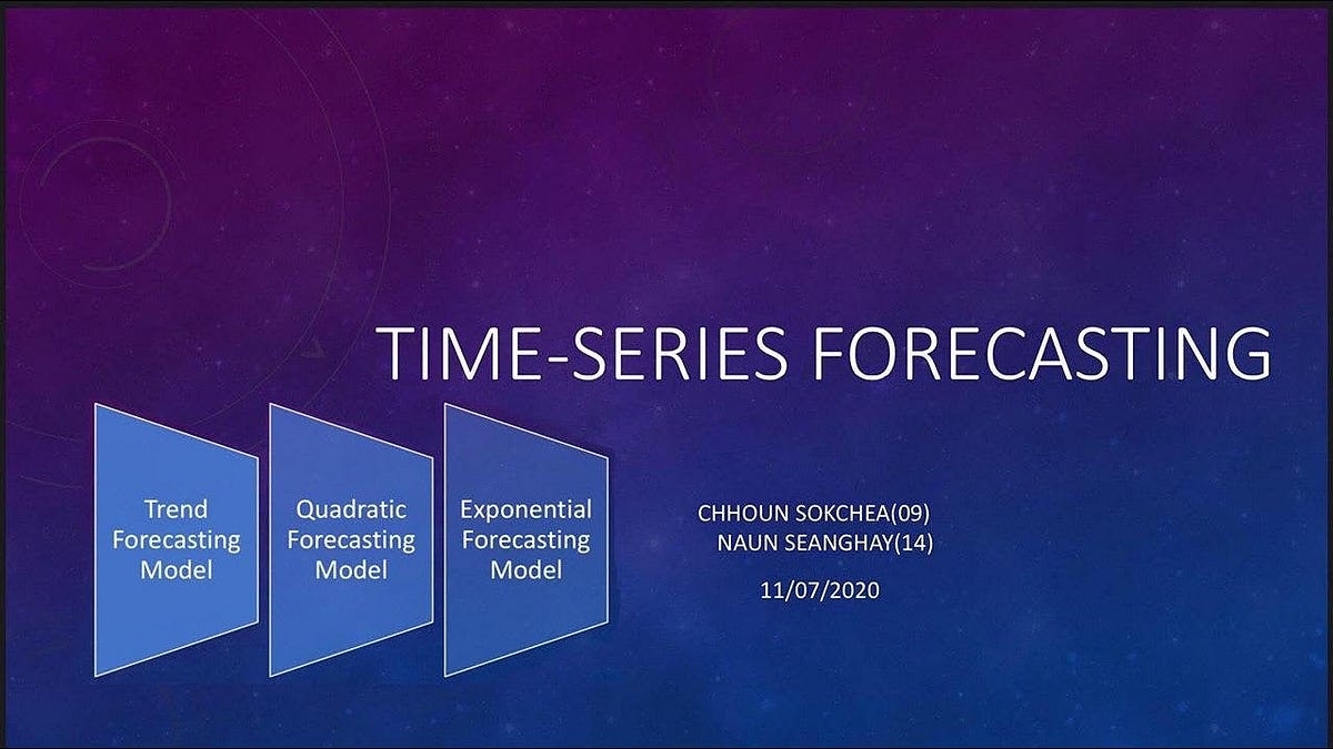 Time Series Forecasting with ARIMA & SVR | by Lurwanu Abdullahi | Jul ...