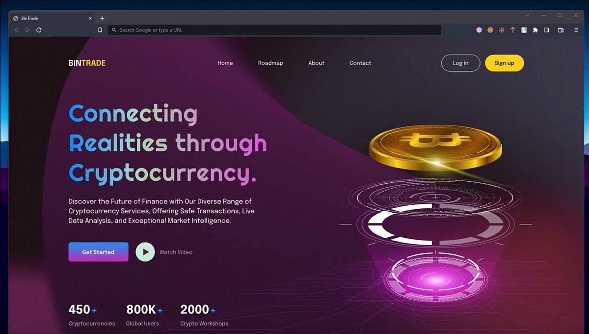 BinTrade Website APP UI - UIdev_Simanta - Medium