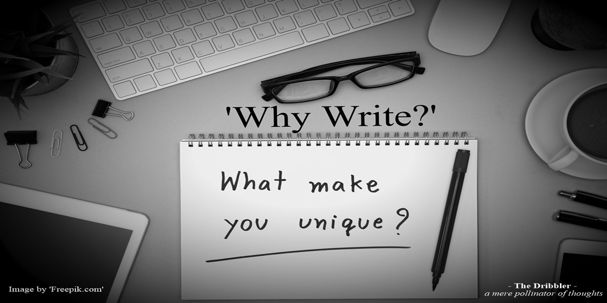 Why Do You Scribble–What Sets You Apart | by - The Dribbler - | NEW ...