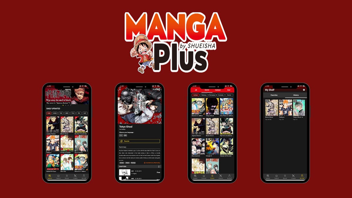 UI/UX Case Study : MANGA Plus Redesign | by Irma Okta Viatri | Medium