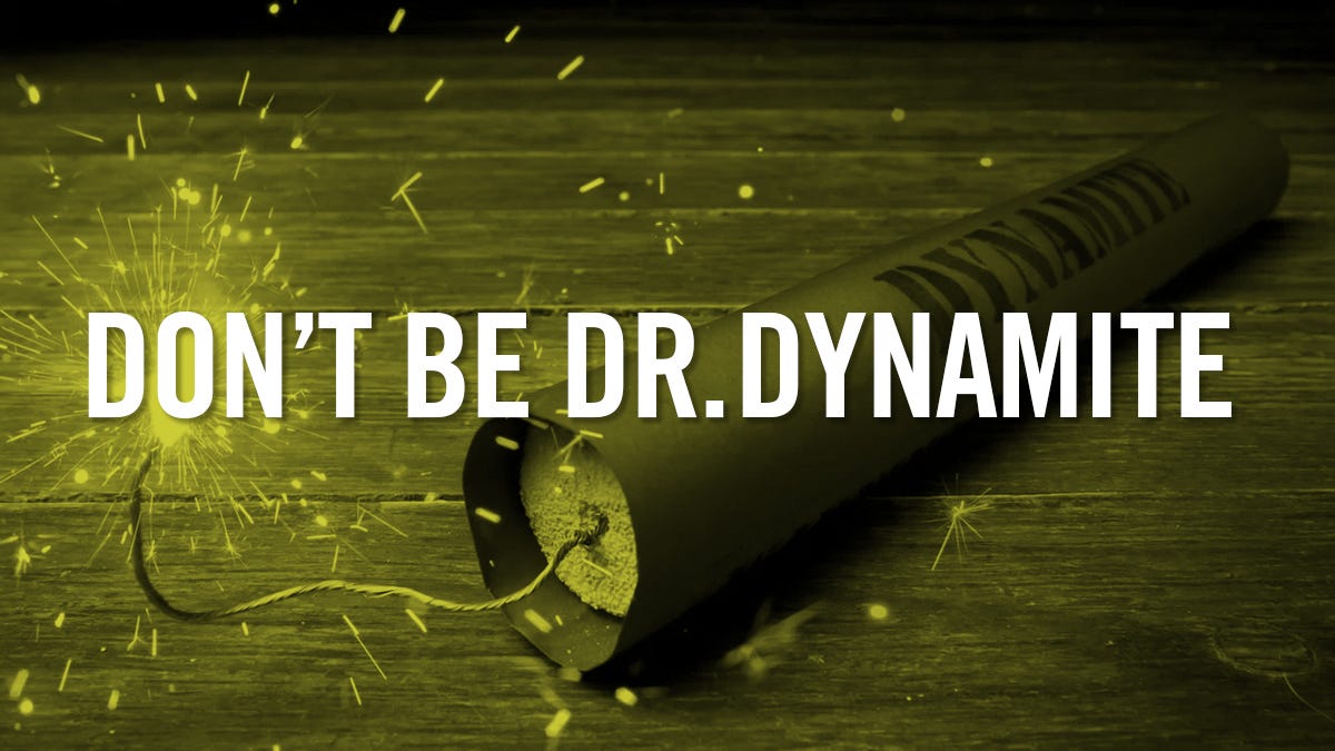 Don’t Be Dr. Dynamite: a story of brand differentiation | by Philip ...