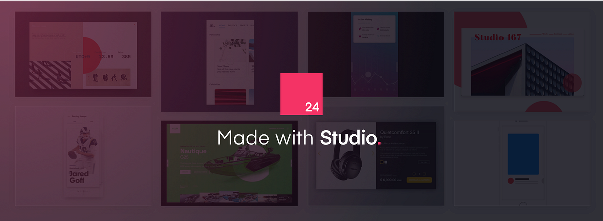 Made with Studio #24. An inspiration gallery from the… | by Muzli ...