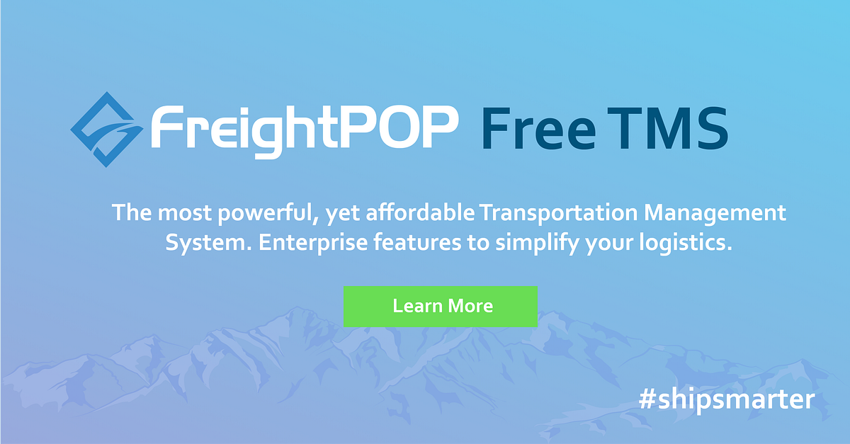 FreightPOP announces free version of industry-leading shipping and ...
