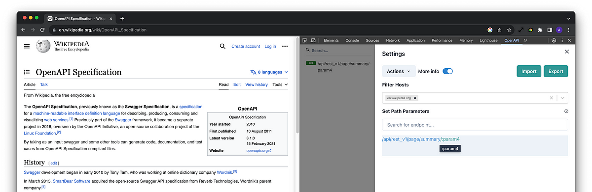 Openapi Devtools Chrome Extension That Generates Api Specs For Any App Or Website By Andrew
