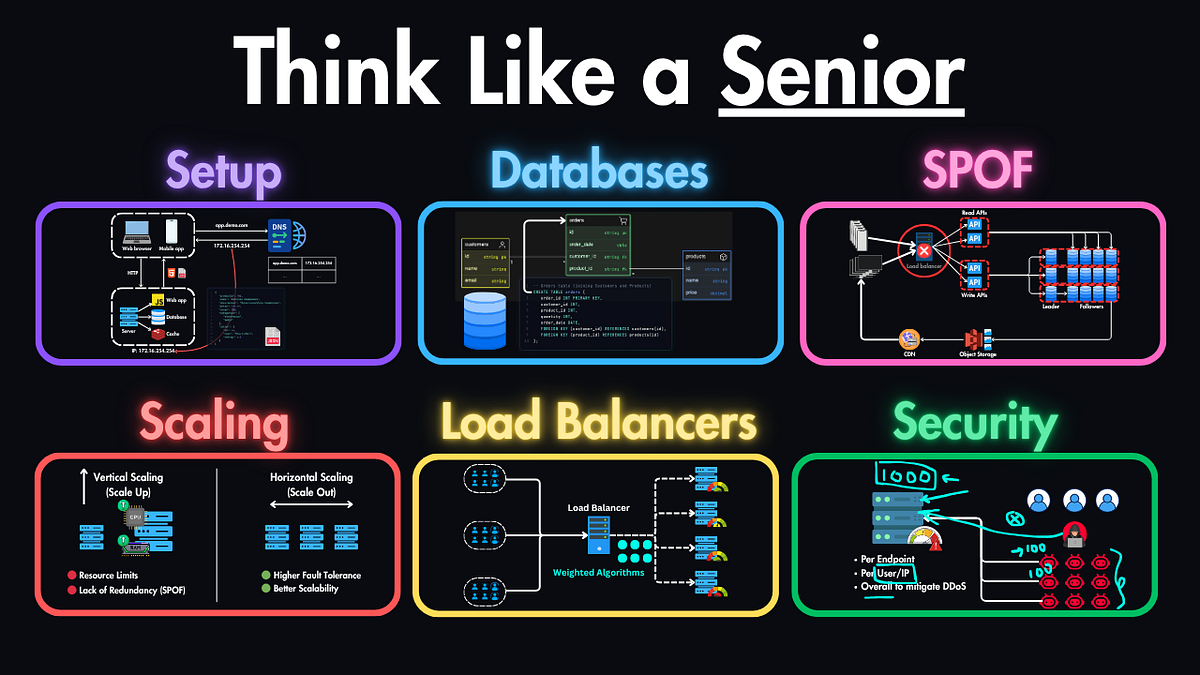 How To Scale Like A Senior Engineer Servers Dbs Lbs Spofs By