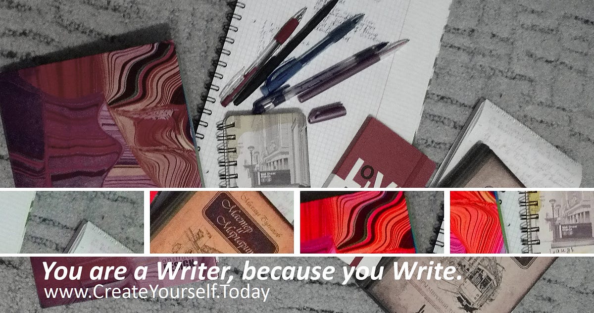 You are a Writer, because you Write. End of story. | by Angela Shurina ...