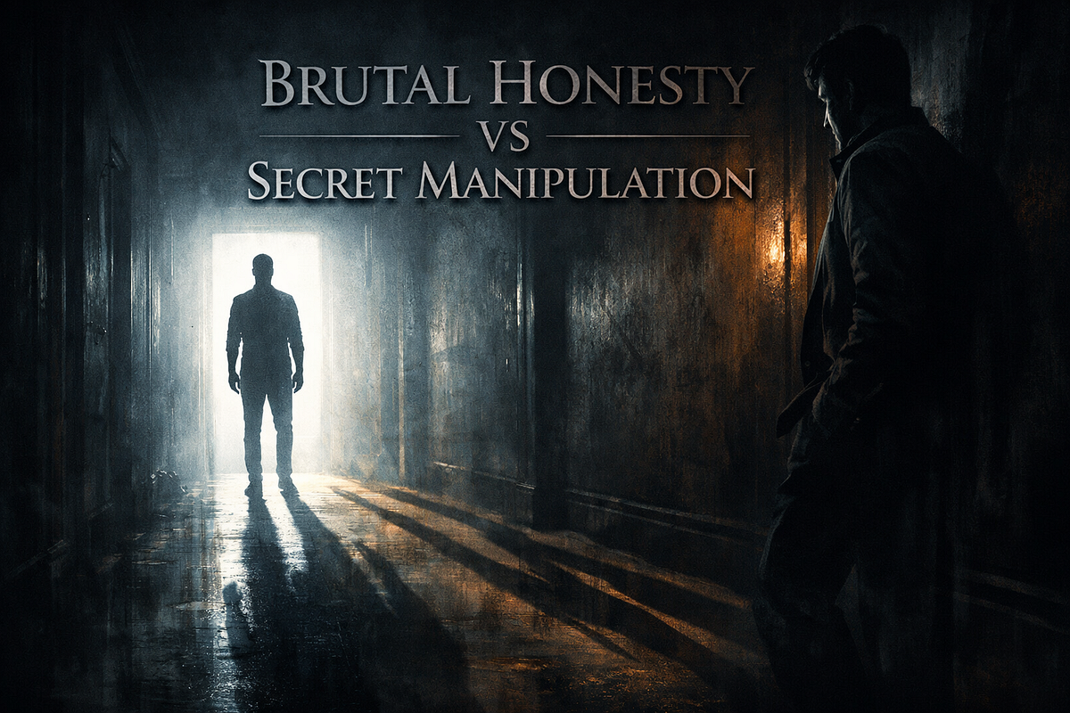 Brutal Honesty vs Secret Manipulation | by Umar Ahmed | Be Open ...