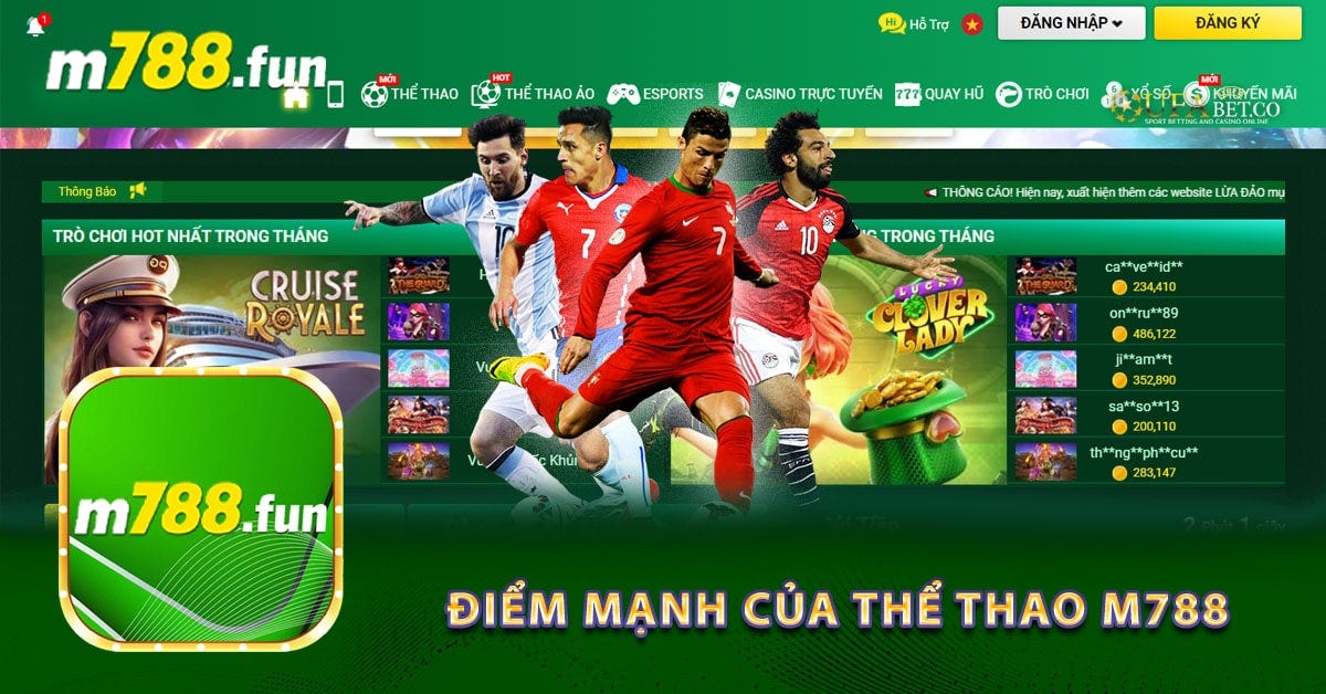 ĐIỂM MẠNH CỦA THỂ THAO M788 - m788fun - Medium