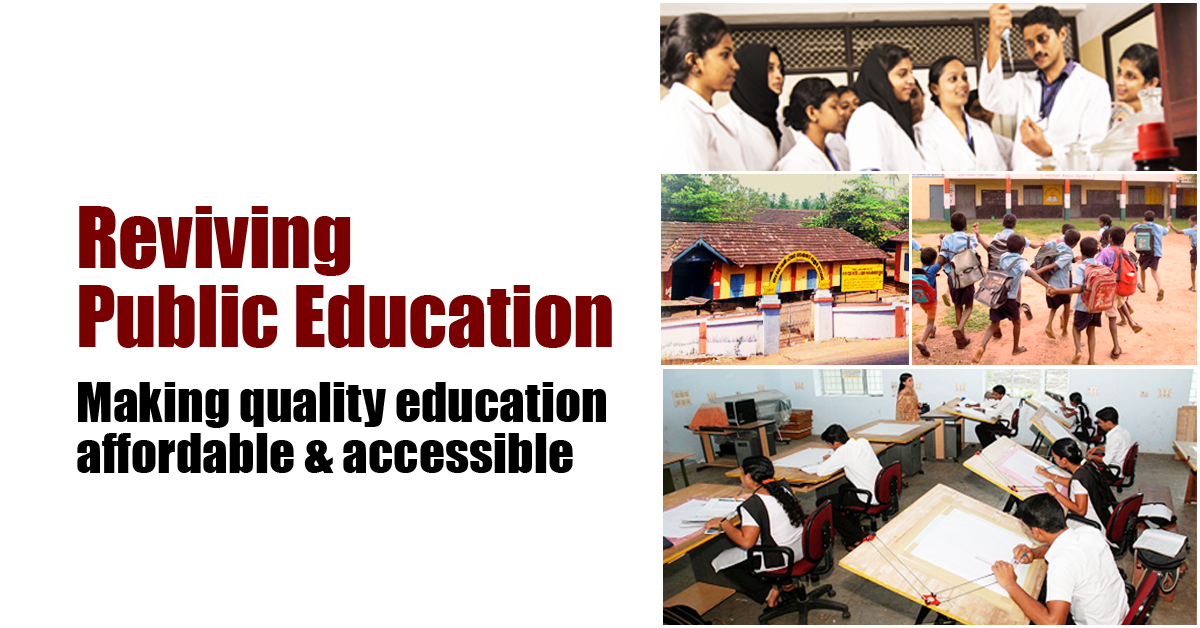 Reviving Public Education. Making quality education affordable and ...
