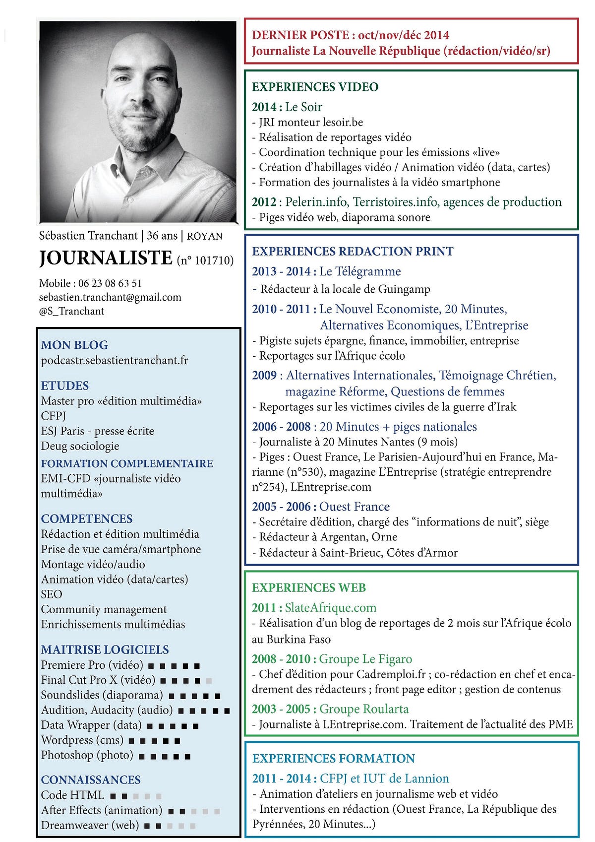 Journaliste multimédia / vidéo / montage | by Sébastien Tranchant | Medium