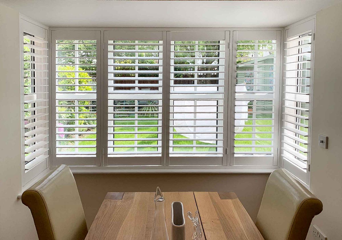 Bay Window Shutters In Kent - City & Country Shutters - Medium