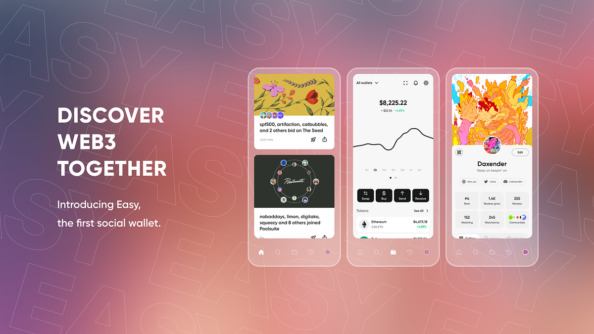 Welcome to Easy, the first web3 social wallet | by The Easy Co ...