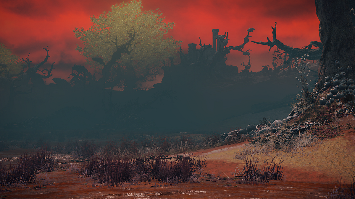Scarlet Bog. The bog boils red, spluttering pustules… | by Jade ...