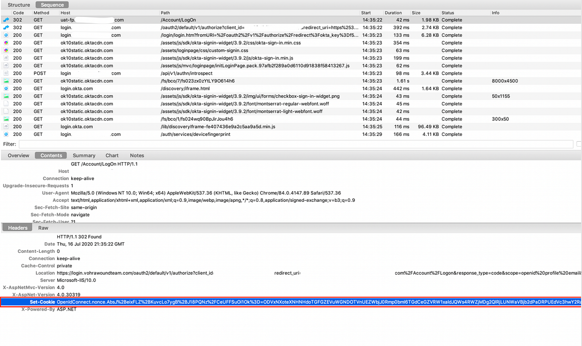Troubleshooting IDX21323: RequireNonce is ‘System.Boolean’ | by Padma Govindarajalu | Medium