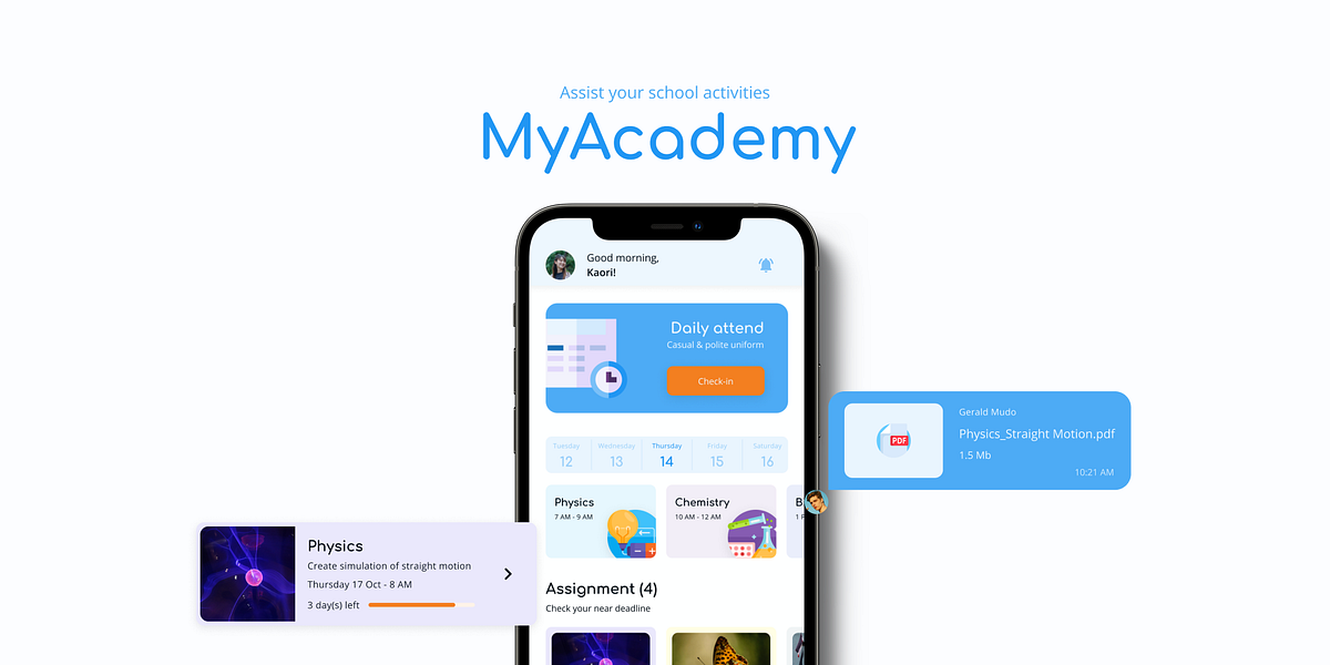 UI/UX Project: MyAcademy. MyAcademy is a platform to help… | by Gradit ...
