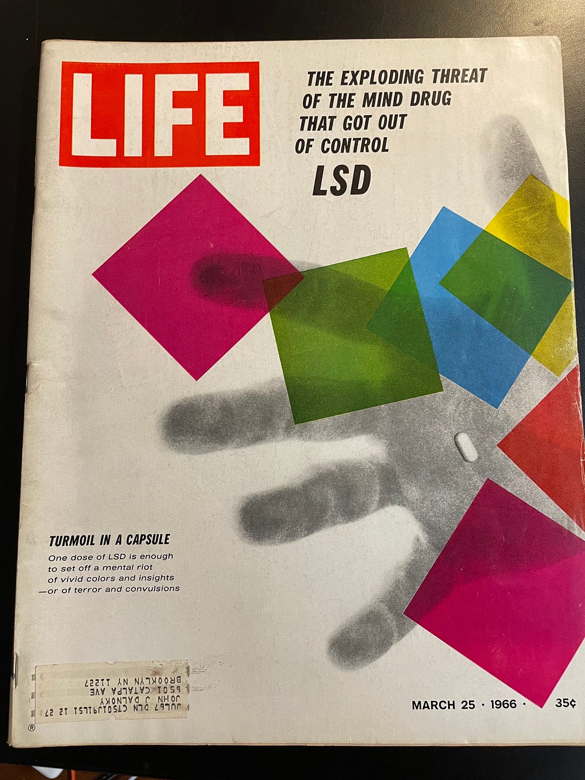 LIFE Magazine’s 1966 issue on LSD & Psychedelics : A Troubling Time ...