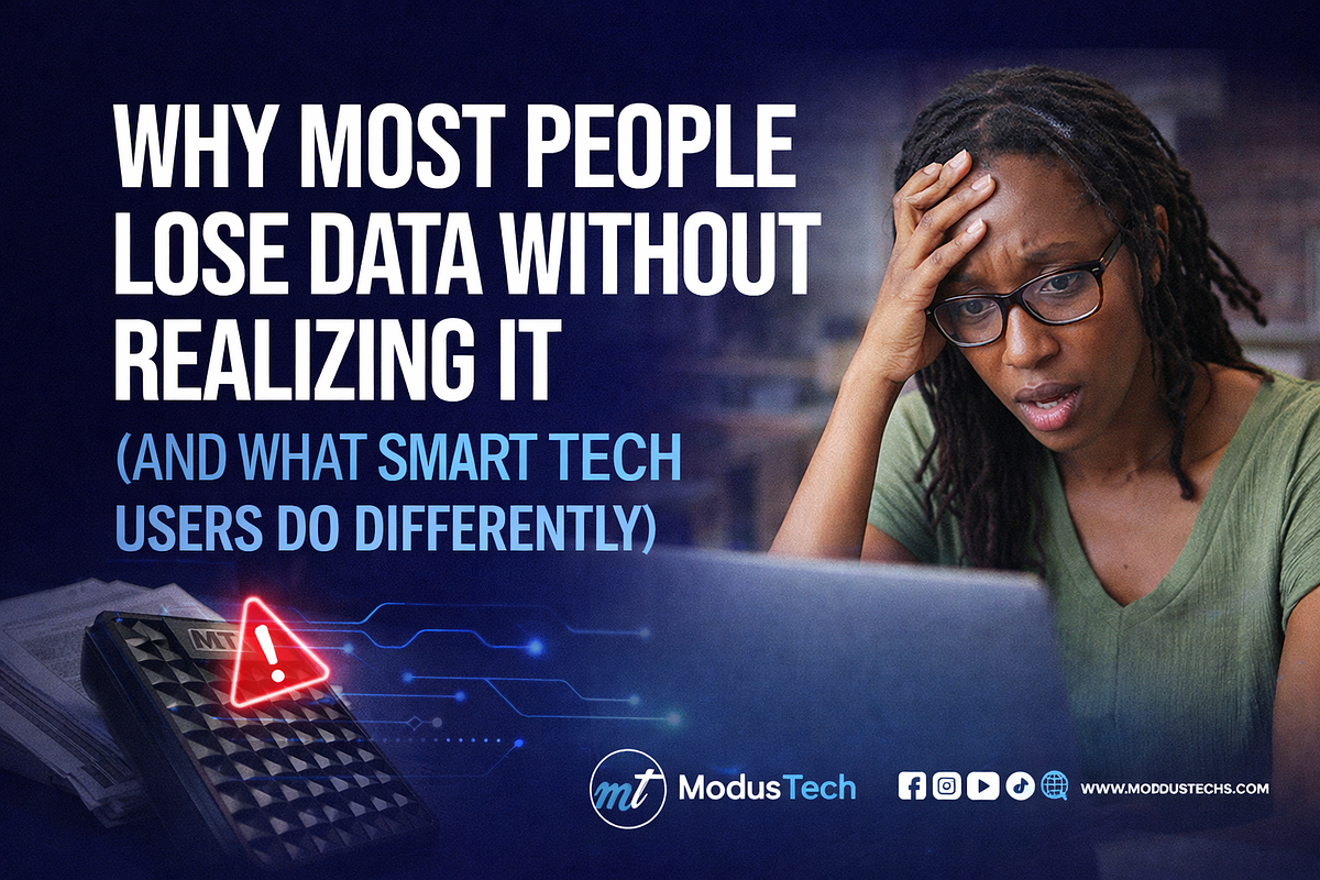 Why Most People Lose Data Without Realizing It | by ModusTechs | Dec ...