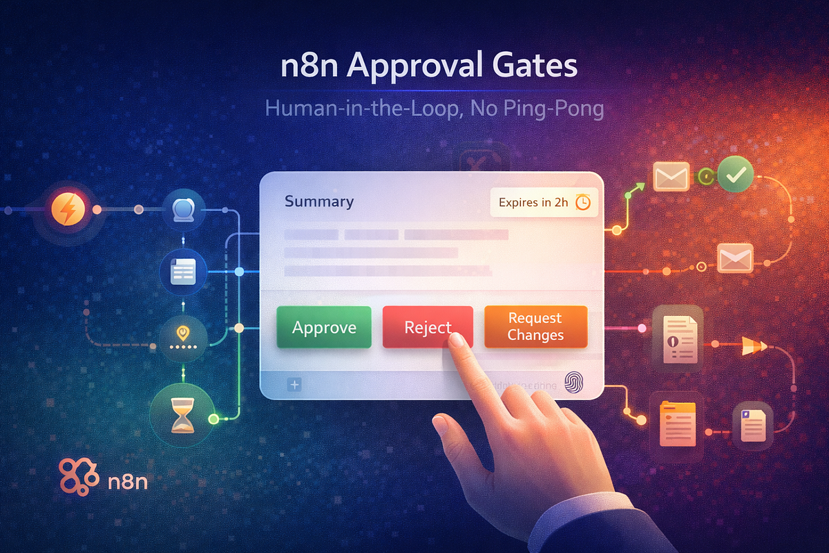n8n Approval Gates Without the Ping-Pong | by Quaxel | Medium