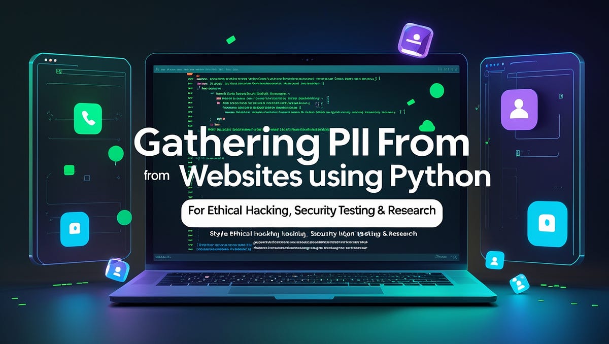 How To Gather Pii From Websites Using Python By Karthikeyan Nagaraj Osint Team