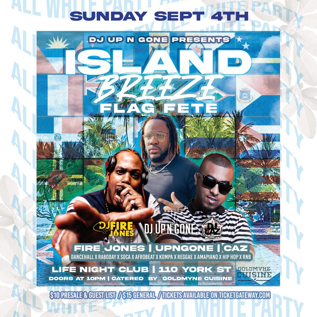 ISLAND BREEZE (ALL-WHITE FLAG FETE) - Ticketgateway Canada - Medium