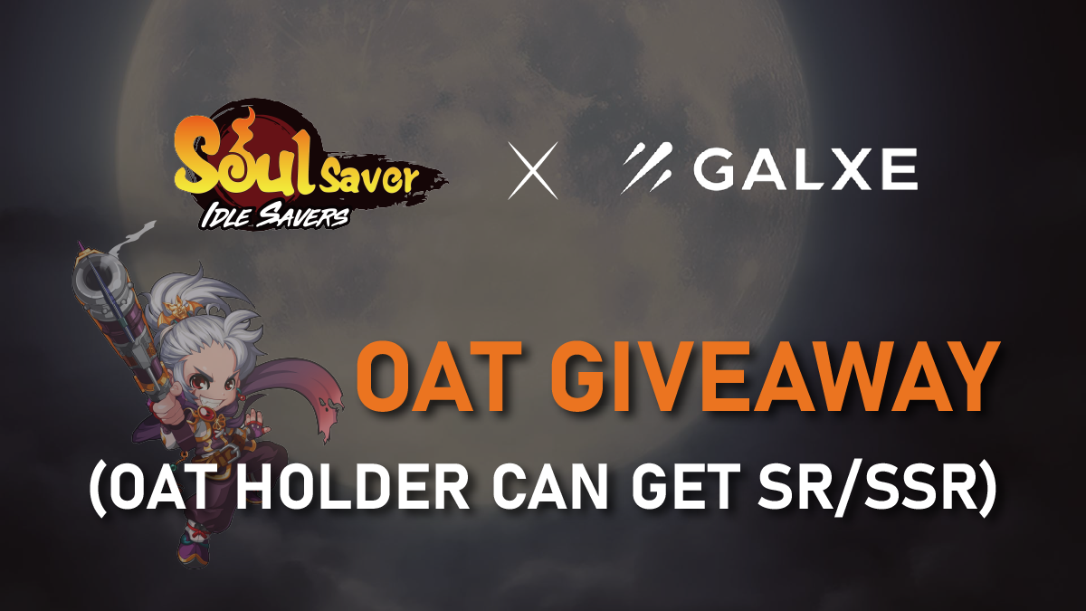 SOUL SAVER OAT GIVEAWAY. Hello Soul Saver lovers. | by Soul Saver ...