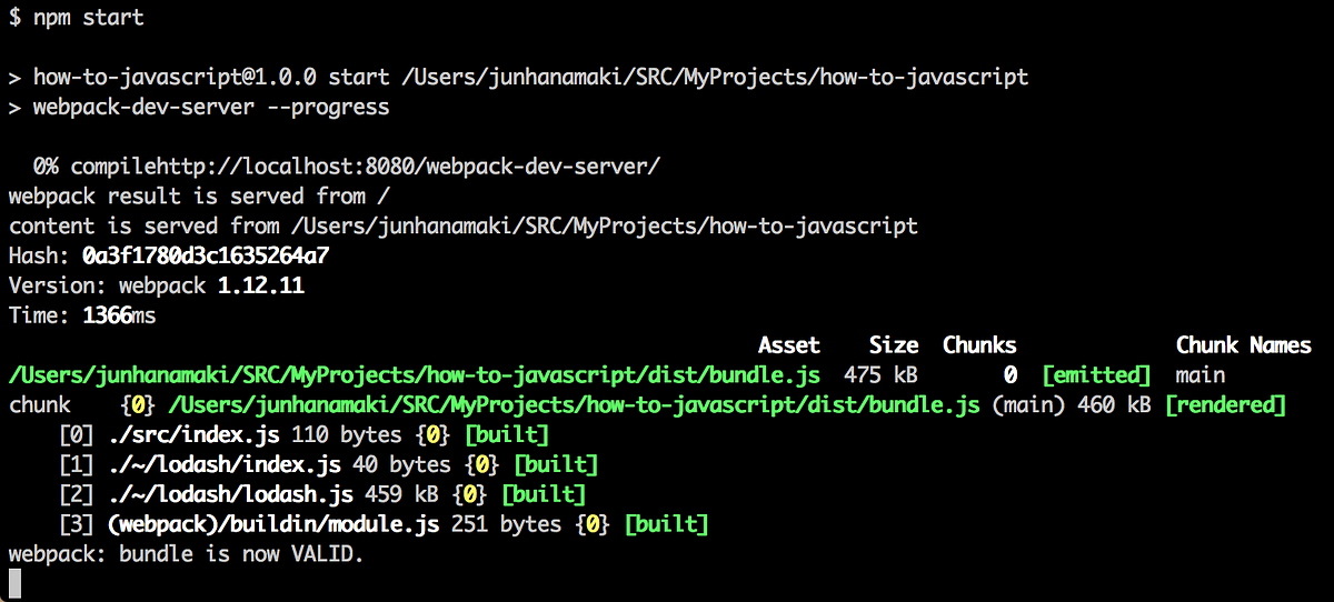 How To Javascript Or Yet Another Javascript Guide Part 4 Webpack Dev Server By Jun