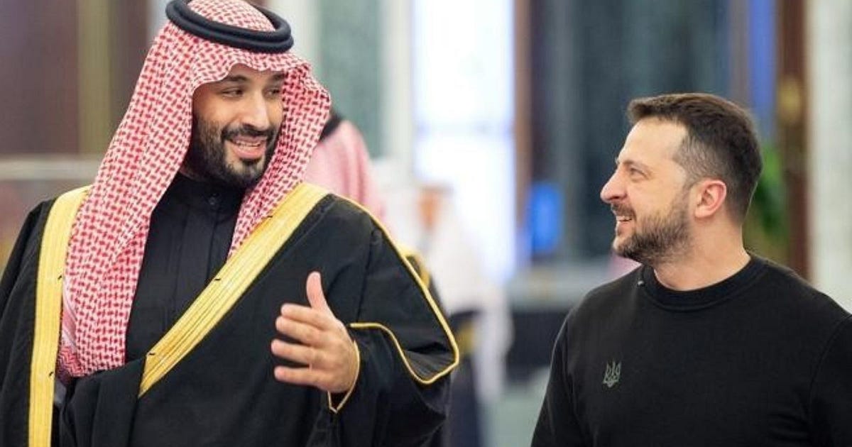 Zelensky in Riyadh for Peace talks - Cheryl J. Salisbury - Medium
