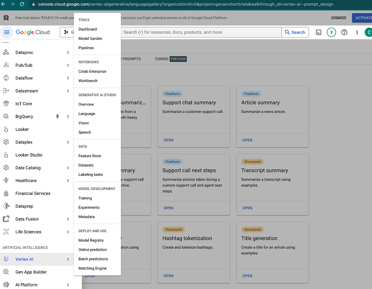 Exploring Google Generative AI Platform: A Beginner’s guide | by ...