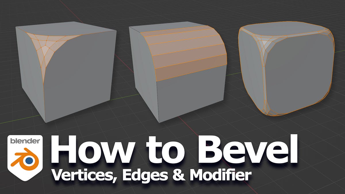 Cara menggunakan Bevel di Blender - artist b cgian - Medium