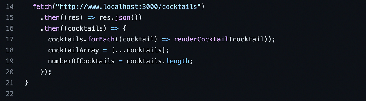 Spread Operator […cocktails]. The spread operator creates a shallow ...