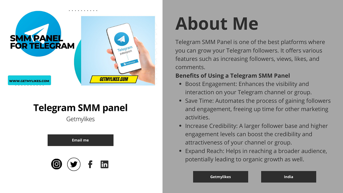 Best Telegram SMM Panel: Followers, Views, and Likes | by Habibiji | Aug, 2024 | Medium