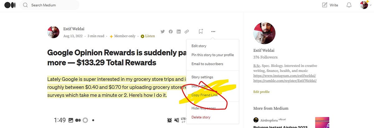 Regular Link vs. Friend Link: Which One Should You Share on Medium ...