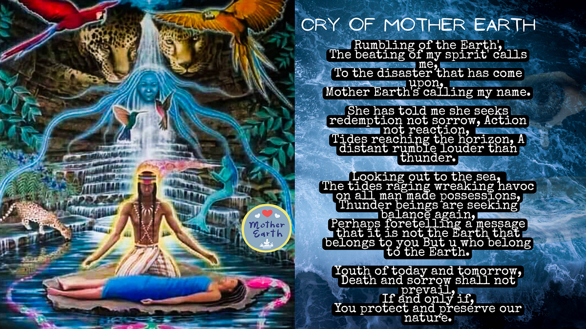 Rumbling of the Earth', The beating of my spirit' calls me, To the ...