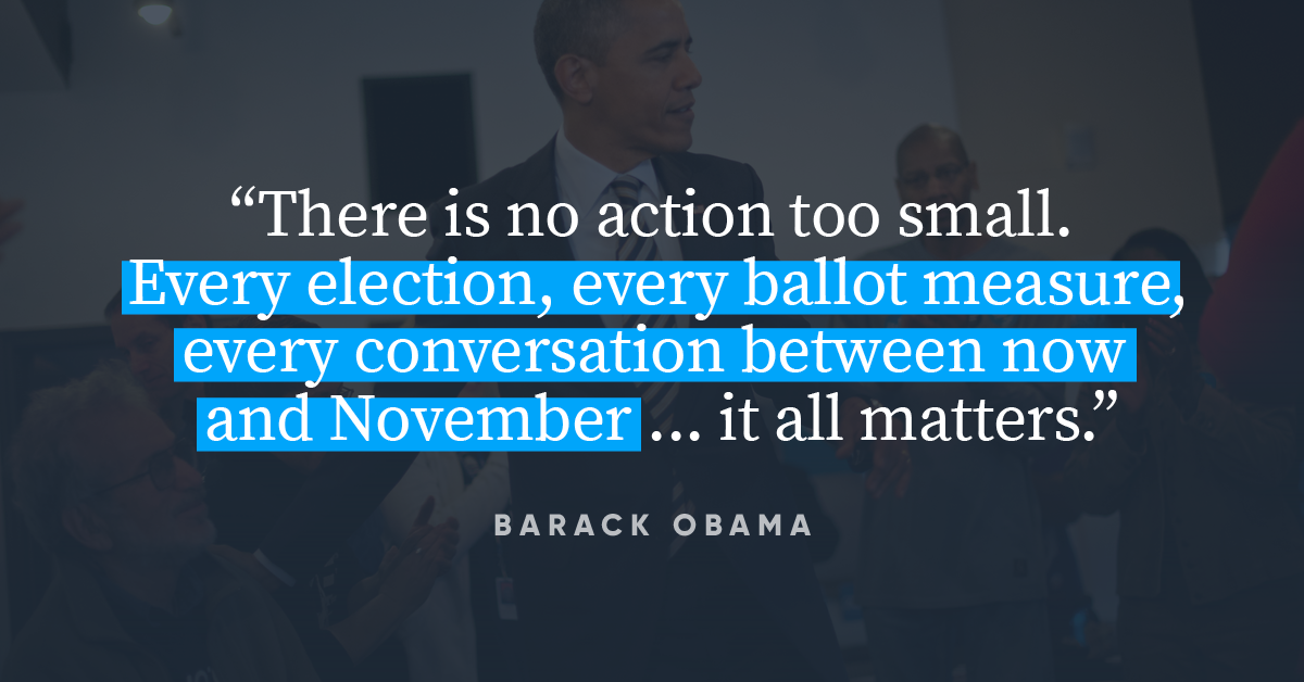99 Days. By Barack Obama, 44th President of the… | by @OFA | Medium