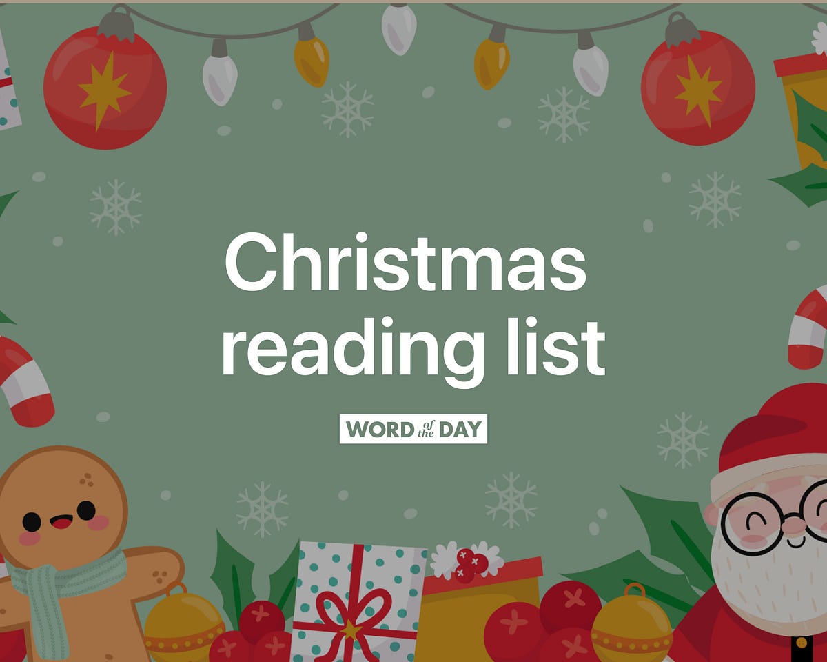 Christmas Reading List. Sometimes it’s so hard to enjoy the… | by Word ...