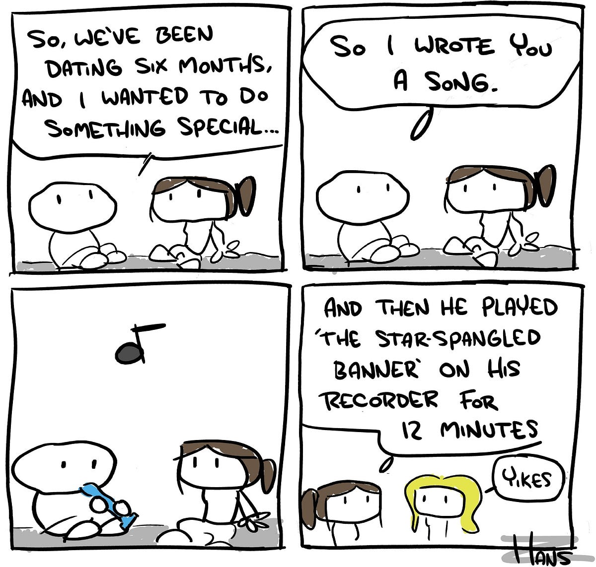 Love & Music. A New Slang comic. | by hans | Medium