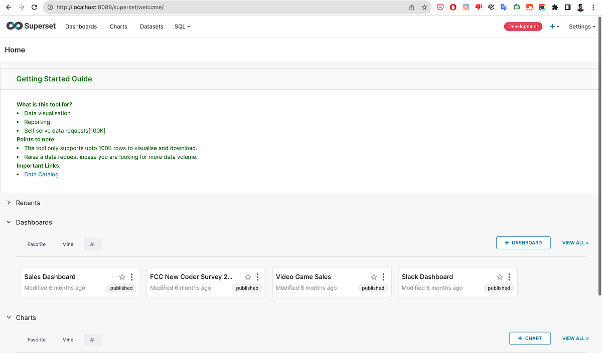 Customize Apache Superset Home Page to fit any HTML Block | by Aman ...