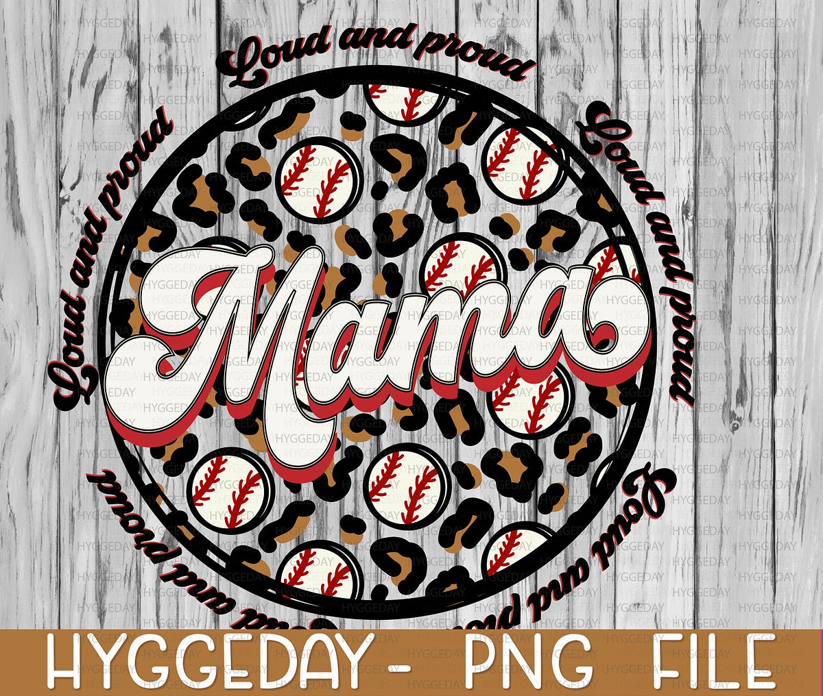 Baseball Mama png, Sublimation PNG, Baseball png, leopard, cheetah ...