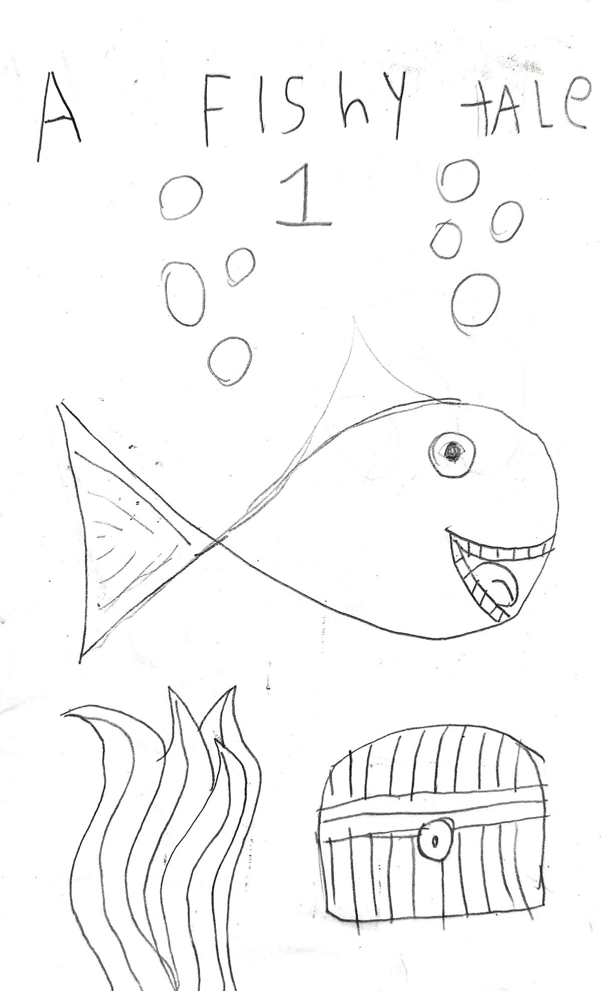 A FISHY TALE 1 - Lyla Grayce Schuller - Medium