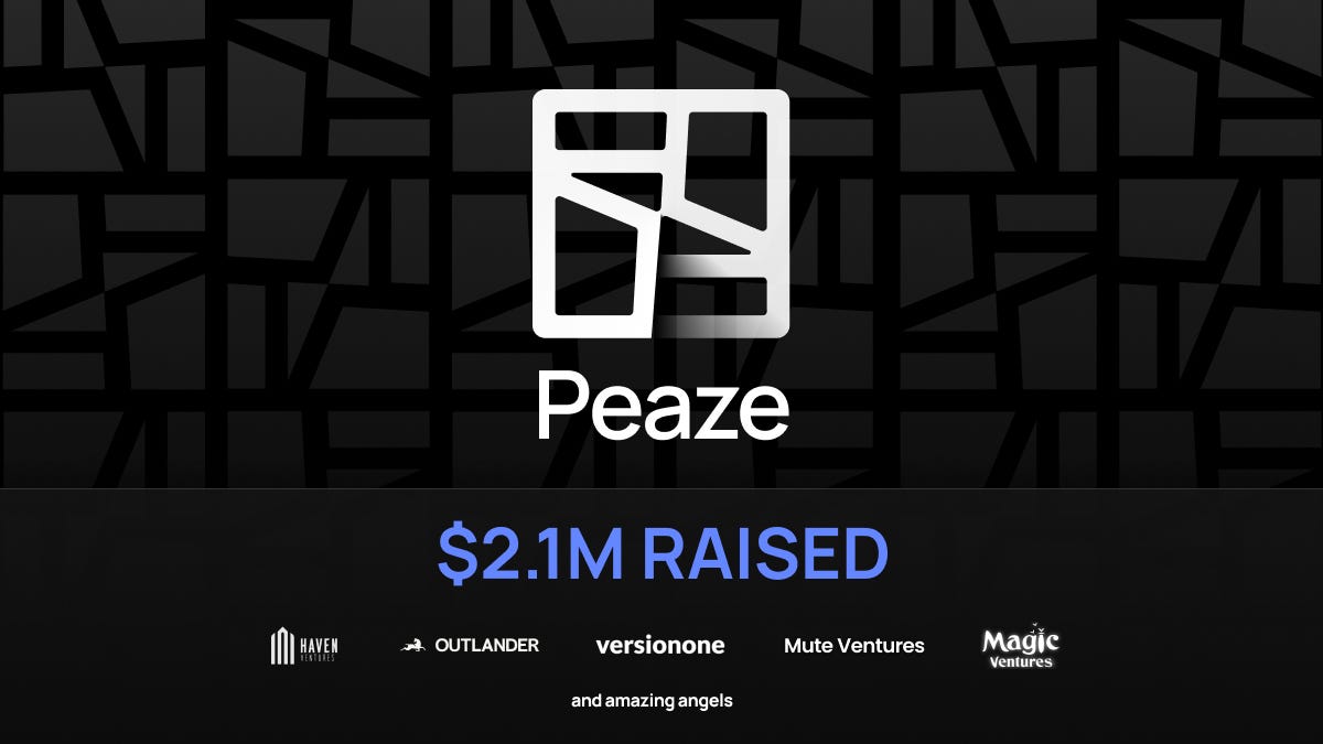 Peaze: Announcing a $2.1m round to simplify Web3! | Medium Peaze: Announcing a $2.1m round to simplify Web3! | Medium