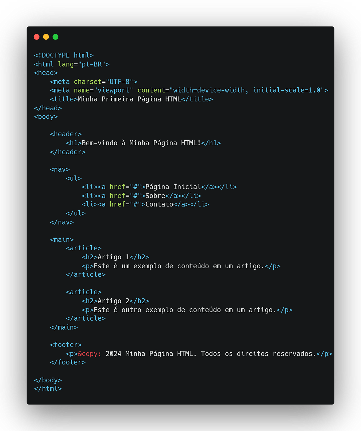 study with me — Conhecendo o HTML5 | by Gabriela Costa | Medium