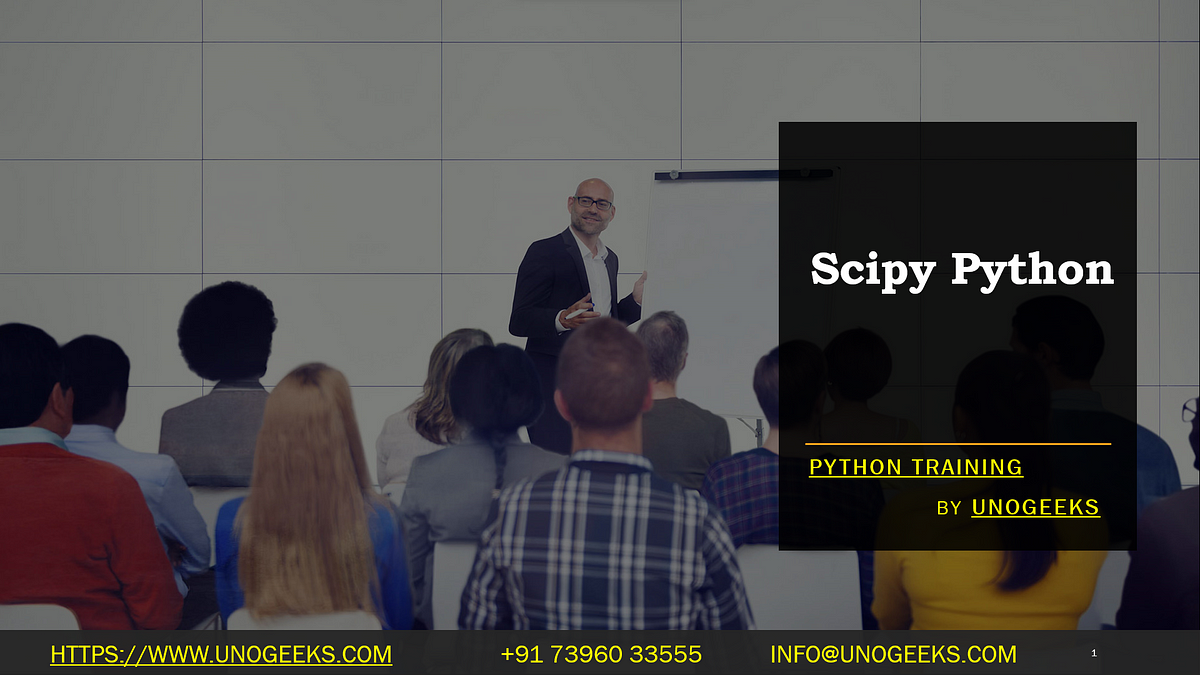 Scipy Python Scipy Is A Popular Python Library Used By Shiva Yarlagadda Medium