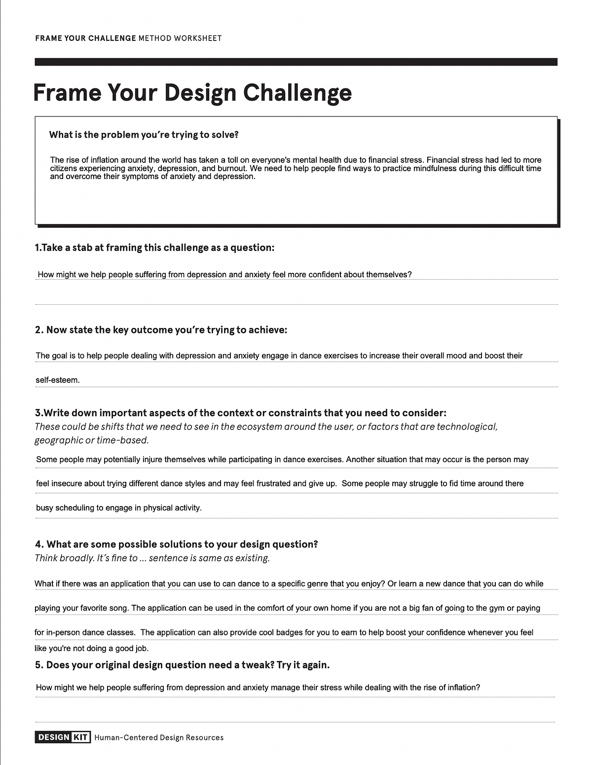 “How Might We” Statement - Marisa Sinclair Bethea - Medium