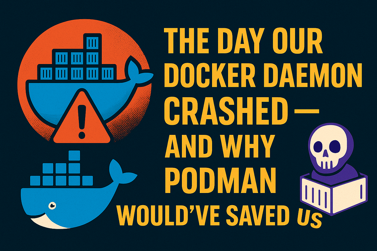 The Day Our Docker Daemon Crashed — and Why Podman Would’ve Saved Us ...