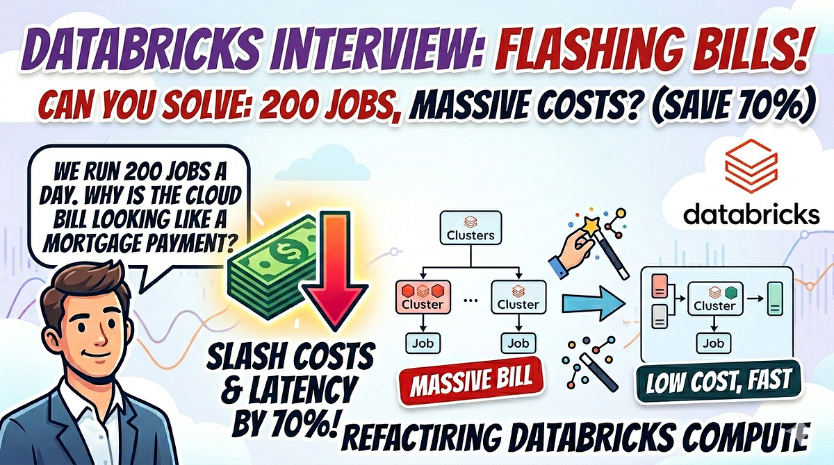 Databricks Interview Question : 200 Jobs, Massive Bills: How to ...